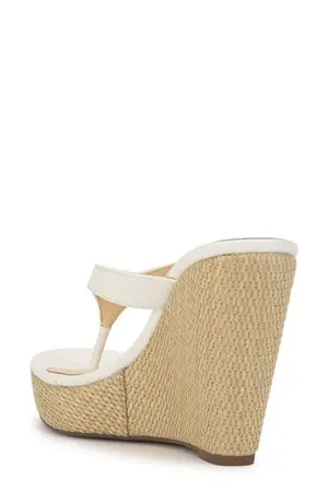 Jessica Simpson Jyseta Platform Wedge Flip Flop - Bright White