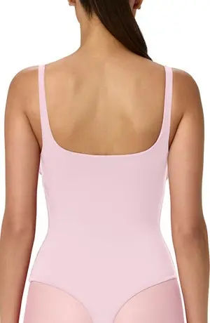 Naked Wardrobe Rosette Bust Bodysuit - Cotton Candy