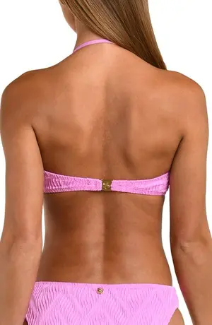 SUNSHINE 79 Ethereal Echo Jacquard Bandeau Bikini Top