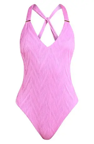 SUNSHINE 79 Ethereal Echo Plunge One-piece Swimsuit