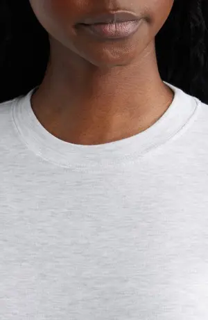 Topshop Cotton T-shirt - Grey