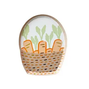 DAYDREAM SOCIETY Bunnies In The Garden Basket Small Plates - Asssorted Pre-pack