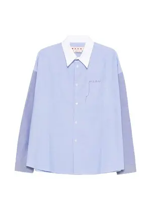 Marni Cotton Shirt - Sky Blue