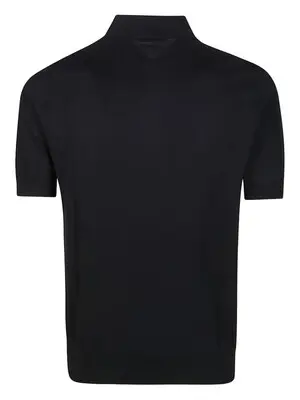 PAOLO PECORA Cotton Polo Shirt - Blue