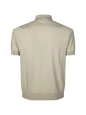 PAOLO PECORA Polo Shirt With Logo - Beige