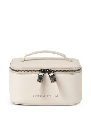Brunello Cucinelli Leather Vanity Case