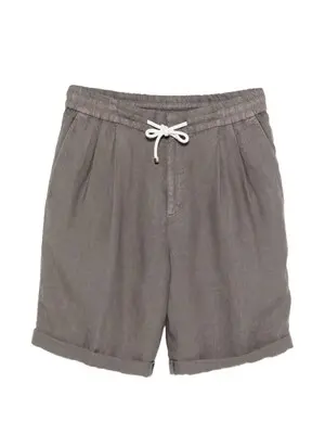 Brunello Cucinelli Linen Bermuda Shorts