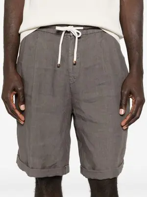 Brunello Cucinelli Linen Bermuda Shorts