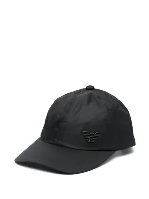 Emporio Armani Logo Baseball Cap - Black