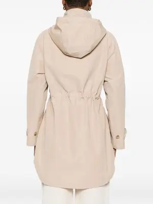 FAY Midi Parka Coat - White