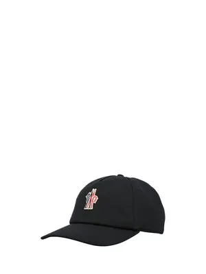 Moncler Hat With Logo - Black