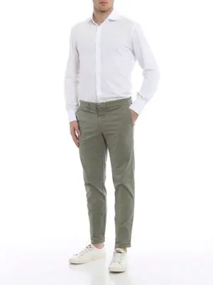 FAY Slim-fit Trousers - Green