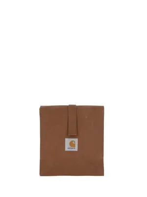 Carhartt Work In Progress Cotton Lunch Box With Logo - Brown