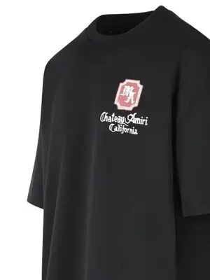 Amiri T-shirt With Logo - Black