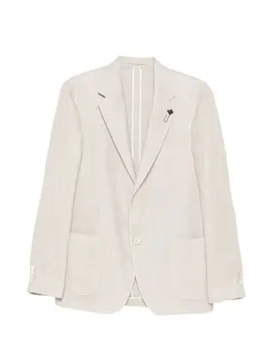 LARDINI Wool And Linen Blazer