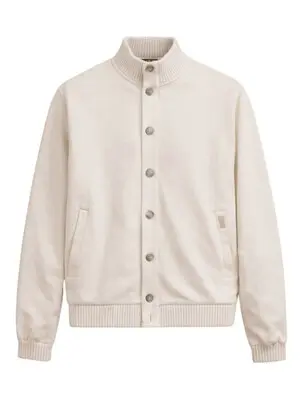 FAY Cotton Cardigan - White