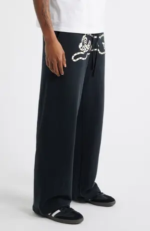 ICECREAM Central Beaded Logo Sweat Pants