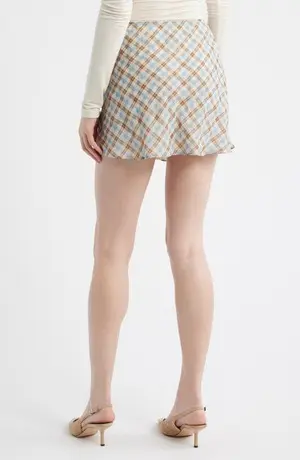 REFORMATION Brandy Plaid Skirt