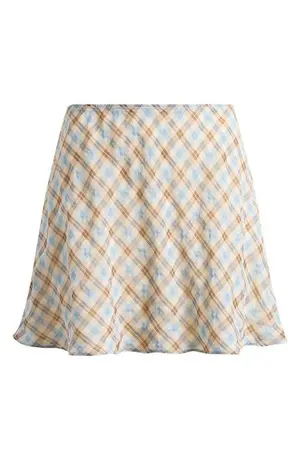 REFORMATION Brandy Plaid Skirt