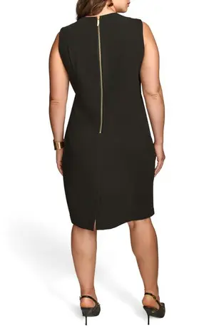 Donna Karan New York Poly Sheath Dress