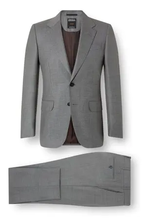 Men's Gray Wool Suits