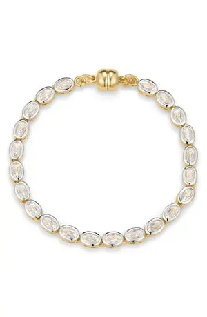 LUV AJ The Palais Tennis Bracelet - Gold