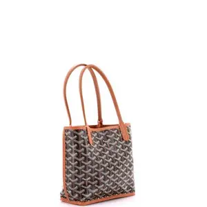 Goyard Anjou Reversible Tote Coated Canvas Mini - Brown
