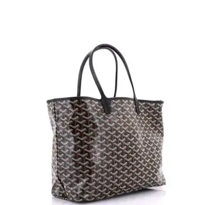 Goyard Saint Louis Pm Tote Coated Canvas - Black