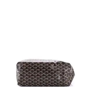 Goyard Saint Louis Pm Tote Coated Canvas - Black