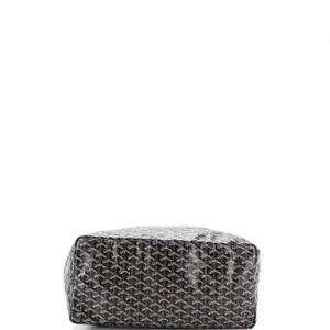 Goyard Saint Louis Tote Coated Canvas Gm - Black