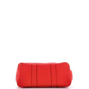 Hermès Garden Party Tote Toile And Leather 30 - Red