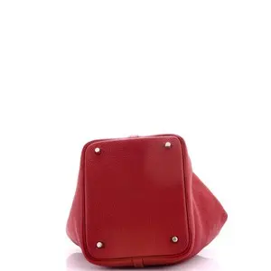 Hermès Picotin Lock Bag Clemence Mm - Red