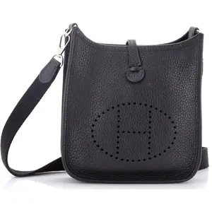 Hermès Evelyne Bag Gen Iii Clemence Tpm - Black