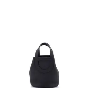 Hermès In-the-loop Bag Clemence With Swift 18 - Black