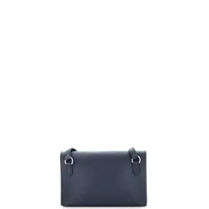Hermès Double Snap Pochette Crossbody Epsom - Blue