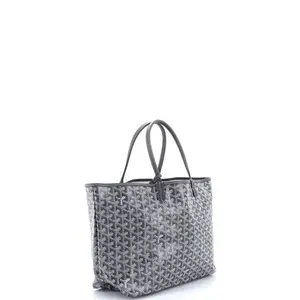 Goyard Saint Louis Tote Coated Canvas Pm - Grey