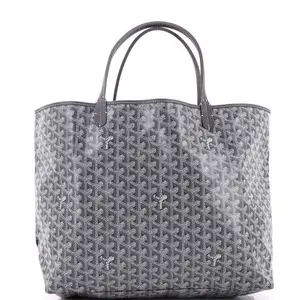 Goyard Saint Louis Tote Coated Canvas Gm - Grey
