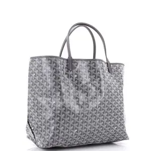 Goyard Saint Louis Tote Coated Canvas Gm - Grey