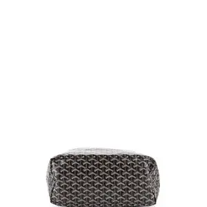 Goyard Saint Louis Tote Coated Canvas Pm - Black