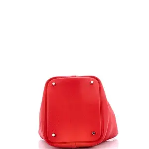 Hermès Picotin Lock Bag Clemence Mm - Red