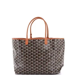 Goyard Saint Louis Pm Tote Coated Canvas - Brown