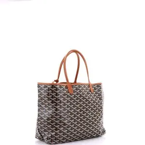 Goyard Saint Louis Pm Tote Coated Canvas - Brown