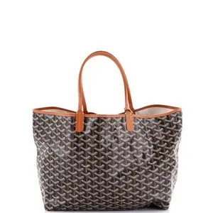 Goyard Saint Louis Tote Coated Canvas Pm - Brown