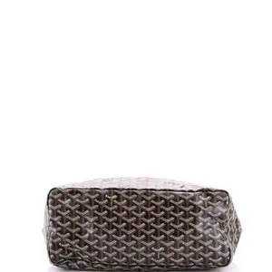 Goyard Saint Louis Tote Coated Canvas Pm - Brown