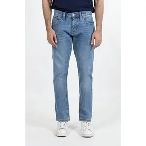 BRISK Ultra Light Wash Straight Leg Jeans - Slim Fit