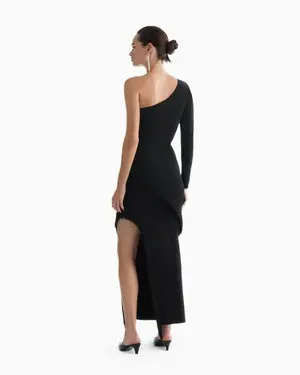 DODIEE Rosie One-shoulder Dress - Black