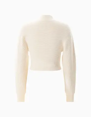 DODIEE Gal Cropped Sweater - Cream