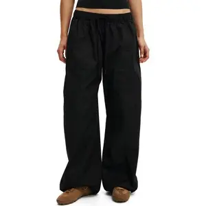 COTTON ON Jackson Wide Leg Utility Pants - Black