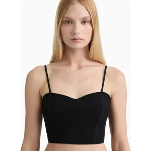 DODIEE Sculpting Bandeau Top - Black