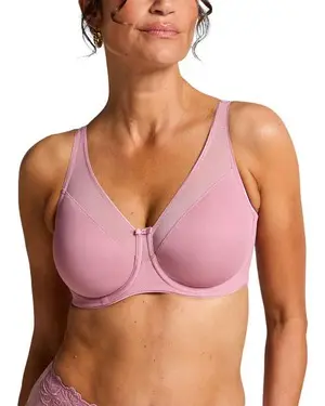 Hunkemoller Nina Non-padded Underwired Minimizer Bra - Lilas